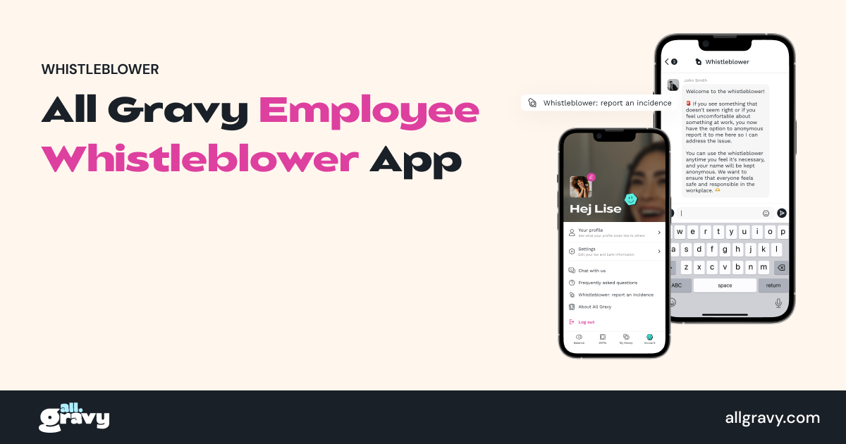 All Gravy Whistleblower - Employee Whistleblower App